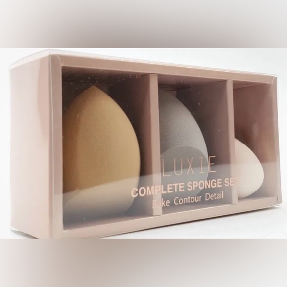 Luxie | Makeup | Nwt Hsn Luxie Complete Sponge Set Bake Contour Detail ...